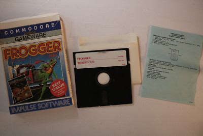 Commodore 64 Frogger & Threshold Combo Pack - Commodore Games - Vintage ...
