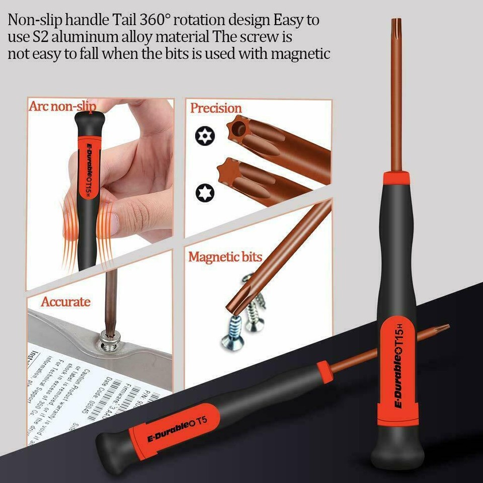 Special Security Screwdriver Set T3 T4 T5 TR6 T8H TR9 T10H T15H For Mac ...