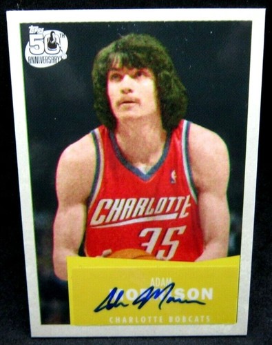 Adam Morrison 2006-07 Topps 50th Ann Hologram Rookie Autograph Auto ...
