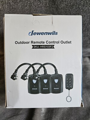 DEWENWILS 3-Pack Outdoor Wireless Remote Control Outlet | eBay