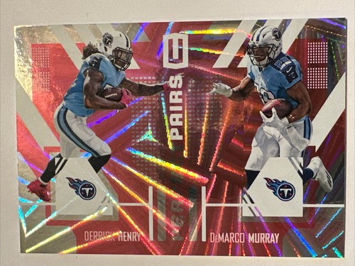 DERRICK HENRY DEMARCO MURRAY🔥🏈MINT /99📈2017 UNPARALLELED PINK PERFECT ...