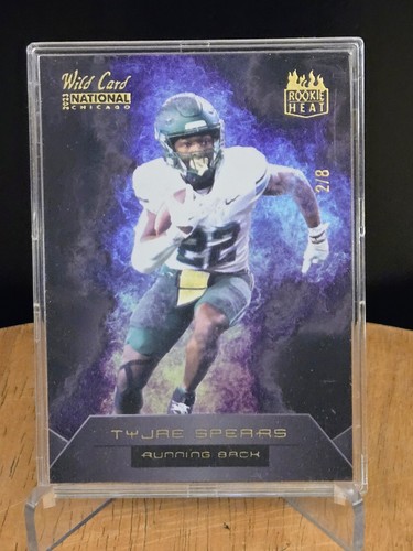 2023 Wild Card Rookie Heat Tyjae Spears Titans # 2/8 🔥🔥🔥 | eBay