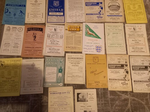 23 1950s Non-lge football programmes | eBay UK