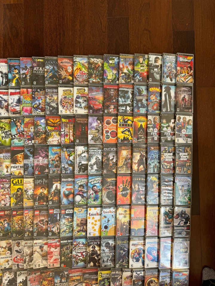 Sony PSP Authentic 500+ Video Games Collection *Pick and Choose Your ...
