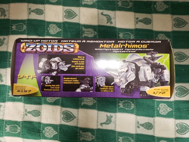 Zoids Hasbro Metalrhimos # 157 Rhinoceros Rhino 1/72 Wind up Walk 100 ...