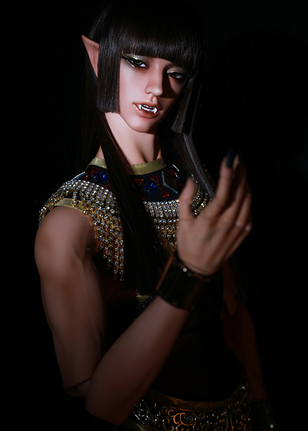 NEW ID75 body BJD SD DOLL The Pharaoh Narmer(Vampire head) With Eyes ...