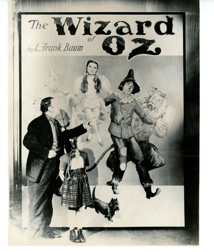 Vintage 9x7 Trim Photo Wizard of Oz 1939 Publicity w Wallace Beery ...