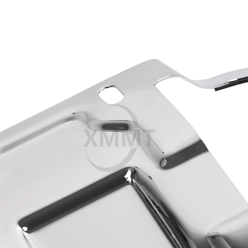 Chrome License Plate Relocation Mount For Harley Street Glide Road King ...