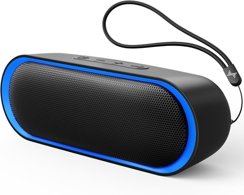 LENRUE A22 Wireless Speaker Black and Blue | eBay