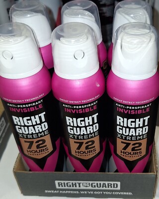RIGHT GUARD WOMEN XTREME 72 HR INVISIBLE ANTI PERSPIRANT DEODORANT ...