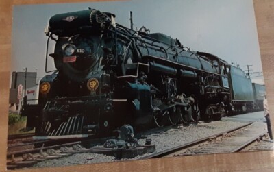 Vintage Southern 610 Steam engine postcard 6 x 9 - Super Post Card | eBay