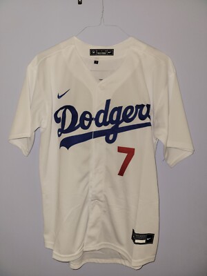 M LA Dodgers Blake Snell 7 jersey WHITE Men new hot baseball nike | eBay