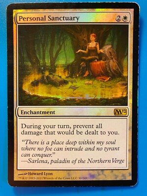MTG 1x FOIL Personal Sanctuary Core Set 2012 M12 Magic the Gathering ...