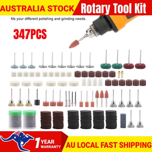 347-Piece Tool Accessories Kit Grinding Polishing Shank Craft Bits | eBay
