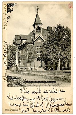 Port Jervis NY - HIGH SCHOOL BUILDING - Postcard | eBay