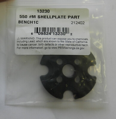 Dillon Precision 550 Shell Plate Part M; 6.5x55 Carcano, 6.5x54 Mann ...
