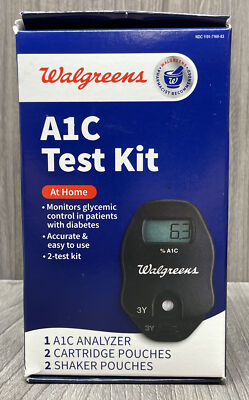 Walgreens At Home A1C Test Kit 362055 Exp: 08/2024 311917169835 | eBay