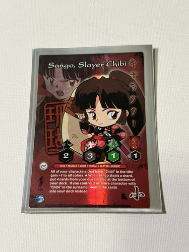 Inuyasha TCG #CB9 Sango, Slayer Chibi Yokai Foil Subset Rare CCG LP | eBay