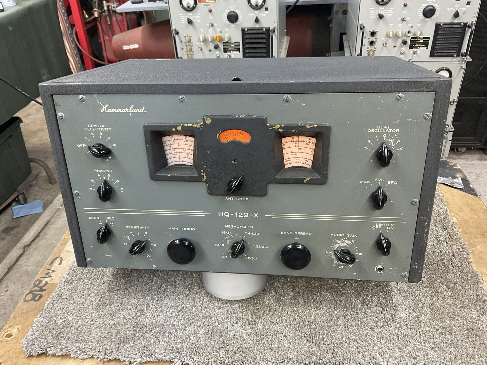 Hammarlund Hf Receiver Hq-129-x General Coverage Ham Shortwave Working ...