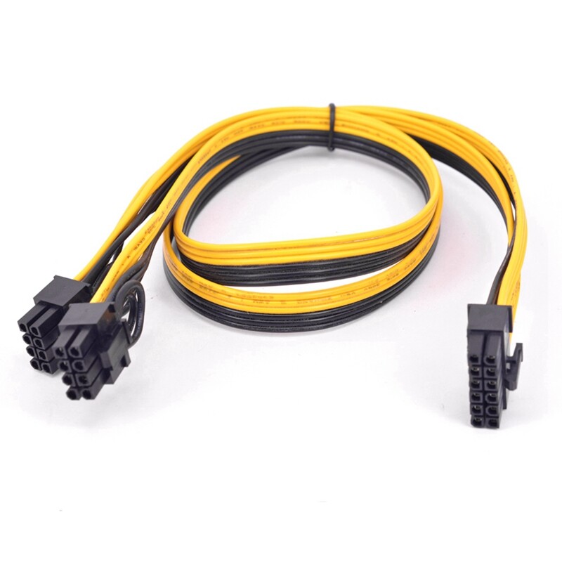 For Video Card Cable 12-Pin to Pcie 6+2Pin 8Pn Cable 60cm 12Pin6399 | eBay