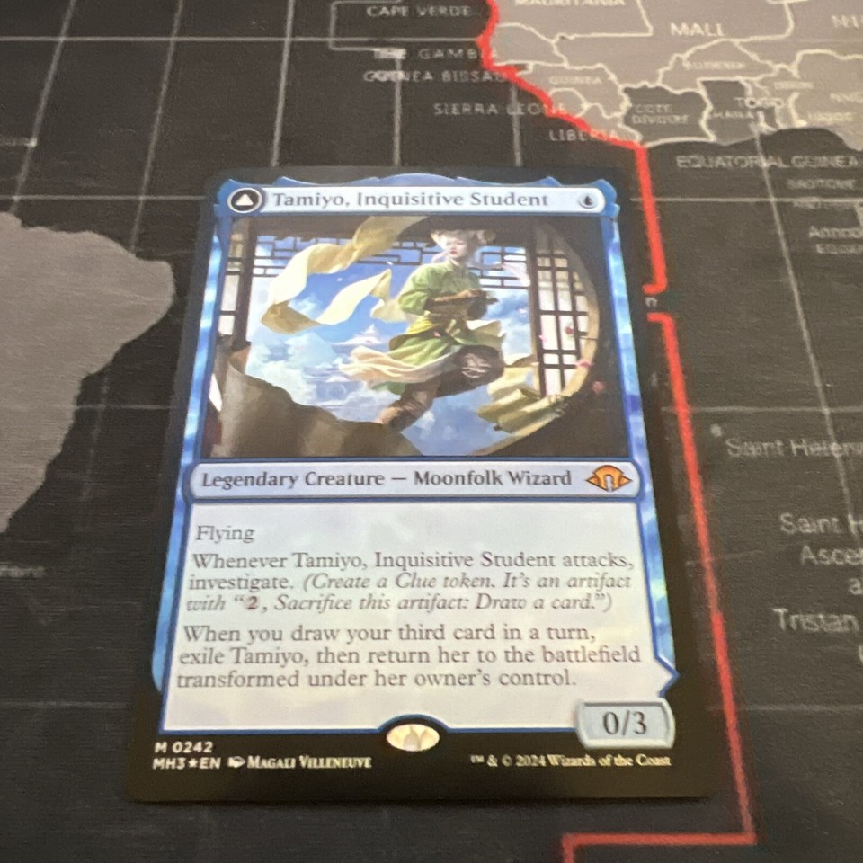 Tamiyo, Inquisitive Student / Seasoned Scholar Foil - MH3 0242 - NM ...
