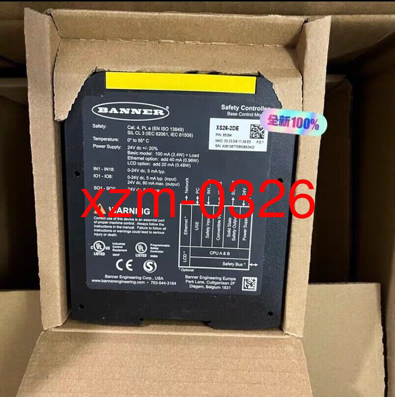 BANNER XS26-2DE Safety Controller Module XS26-2DE | eBay