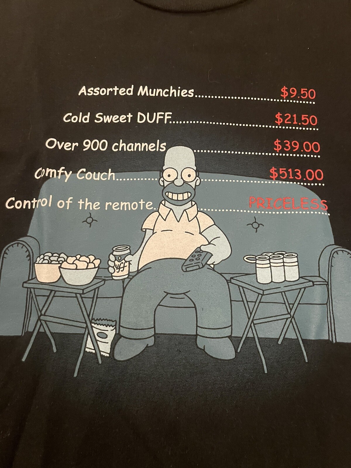 2002 Vtg Homer Simpson TV Control Of The Remote Price… - Gem