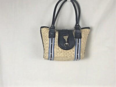 Chaps Brand Women's Woven Straw Style Tote Bag | eBay