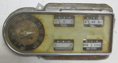 1948 - 1950 Ford F1 Pickup Dash Instrument Cluster For Parts Orig 48 49 ...