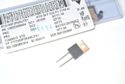 2R4 5% 50W TO-220 Resistor VISHAY RTO050F2R400JTE1 2.4R ... [QTY=1pcs ...