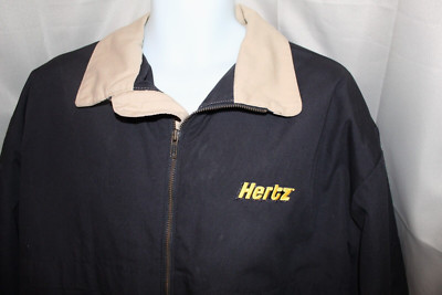 Hertz Black Jacket Zip-Up Insulated Men’s Large | eBay