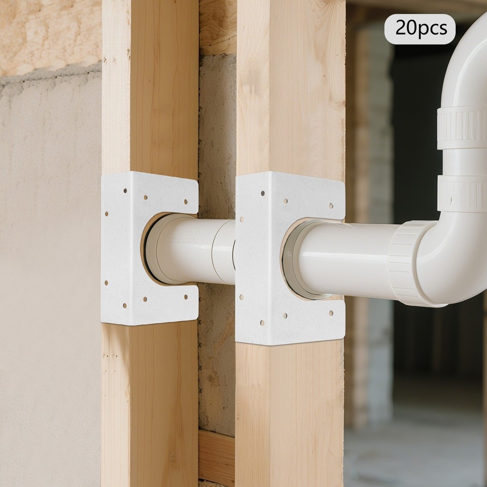 20Pcs Stud Shoes Stud Mounted For Pipe Metal Stud Shoes For Single Wood ...