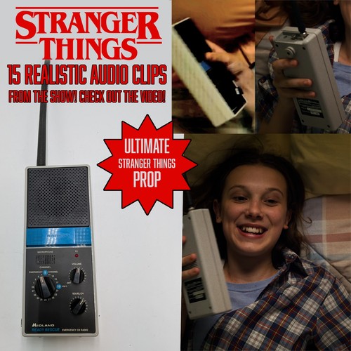 Stranger Things Realistic Walkie Talkie Eleven El with SHOW SOUND CLIPS ...