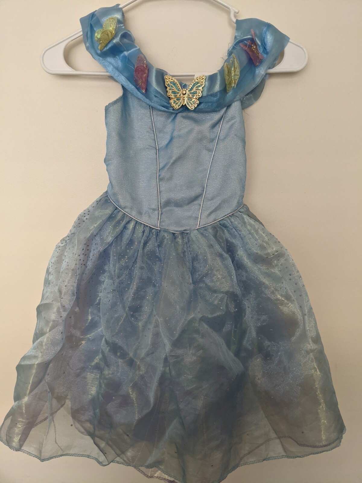 Disney Cinderella Princess Play Costume Dress Fit Siz… - Gem