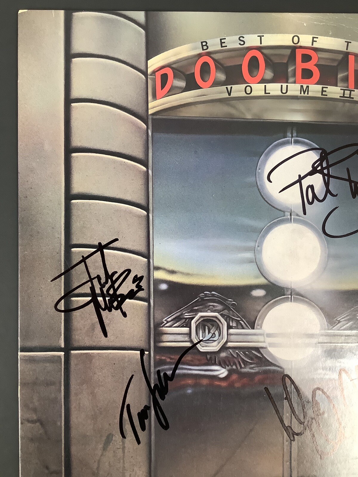 Doobie Brothers Signed Album Tom Johnston Simmons McDonald McFee ...