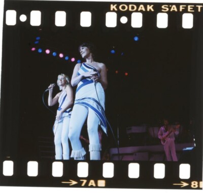 ABBA Agnetha Faltskog Lyngstad 1970's Concert Original 35mm Camera ...