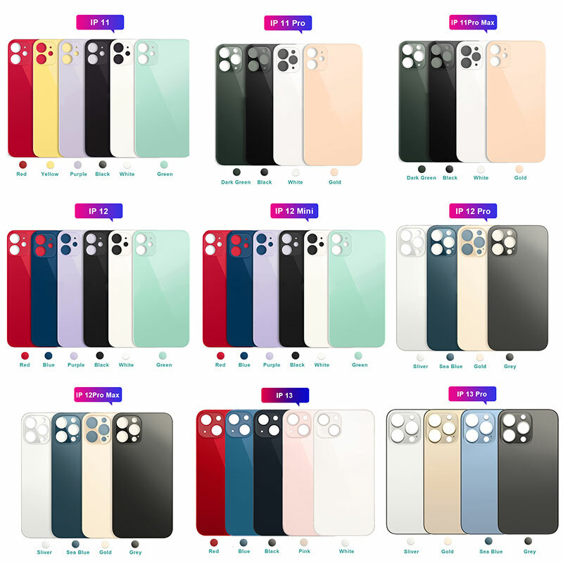Dark Blue Iphone Back Glass