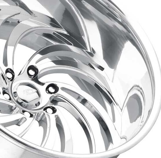 24 BILLET WHEELS RIMS TWISTED DIRECTIONAL STAGGERED 24X15 24X9 PRO LIT ...