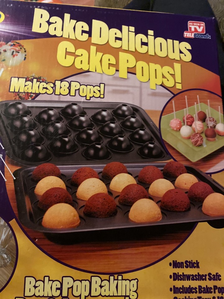 As Seen On TV The Original Bake Pop Cake Pop Kit, Makes 18 Pops! NIB | eBay