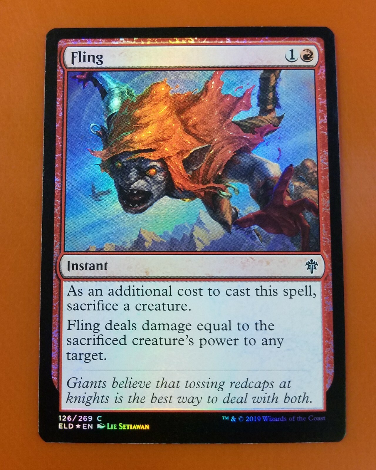 1x Fling | FOIL | Throne of Eldraine | MTG Magic Cards | eBay