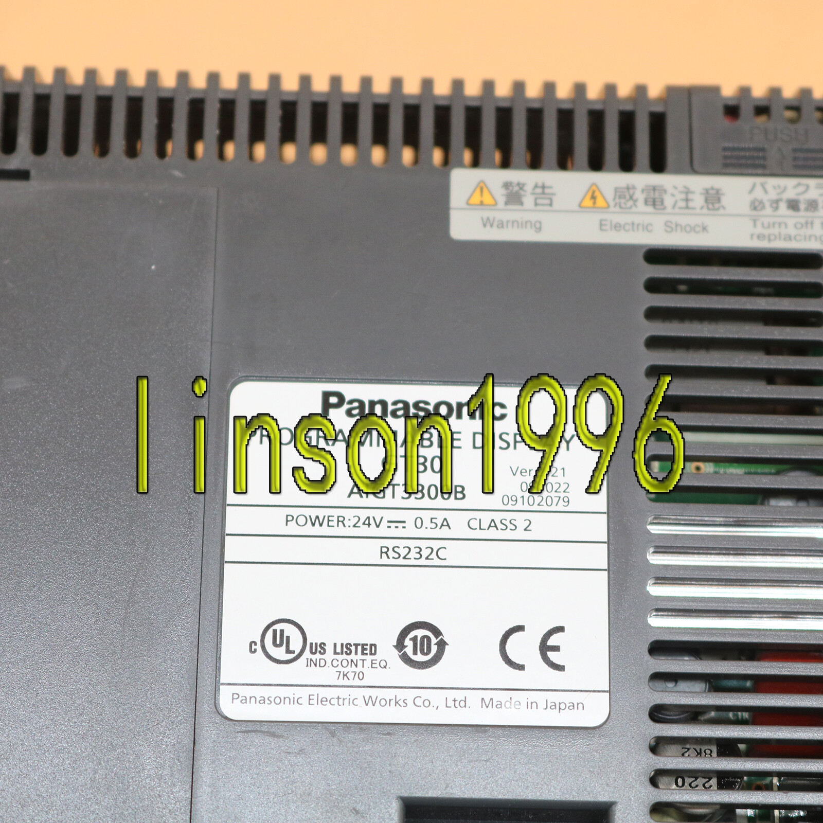 One Used Panasonic Programmable Display GT30 AIGT3300B tested in good ...