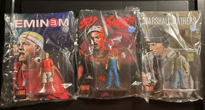 SET OF 3 SEALED Eminem Shady Con Missing Head 2021 Action Figure Toy ...