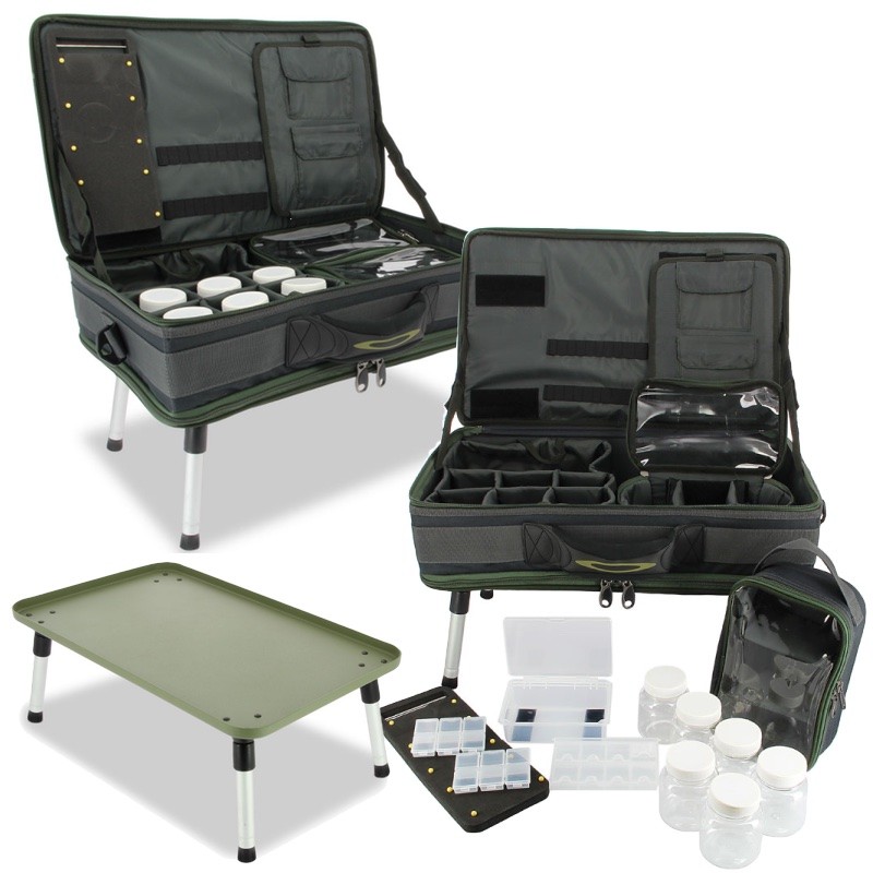 NEW FISHING BIVVY TABLES SYSTEMS LARGE BIVVY TABLE FOR TERMINAL TACKLE ...