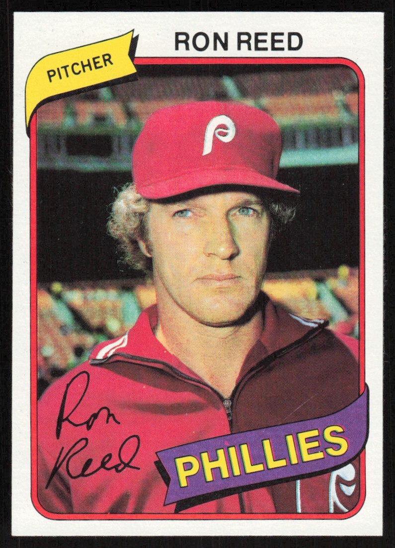 1980 Topps Ron Reed Philadelphia Phillies #609 | eBay