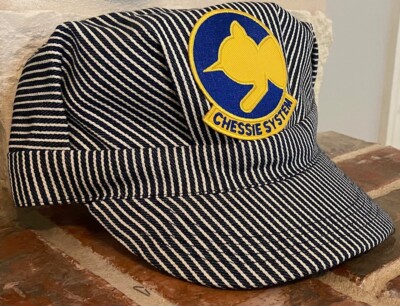 Engineer/Conductor Cap/Hat-(C&O)CHESSIE SYSTEM RR-adjustable-Adult or ...