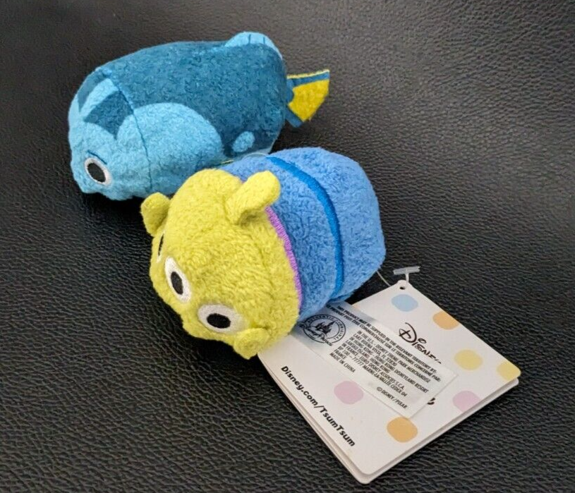 Tokyo Disney Store Tsum Tsum Doll Plush Dory & Alien TOYSTORY FINDING ...