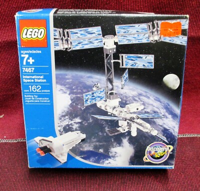 Lego NASA International Space Station, #7467. Box, Decals, Booklet, CD ...