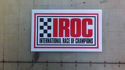 Vintage IROC sticker decal 4.7"x2.7" | eBay
