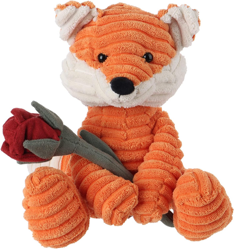 Toys Plush Corduroy Orange Fox with Rose Stuffed Animal Soft Cuddly for ...