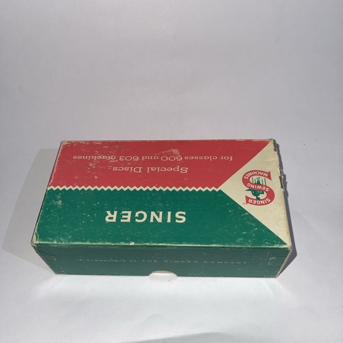 Singer Sewing Machine Special Discs-600 And 603 Machines (12) Pieces ...